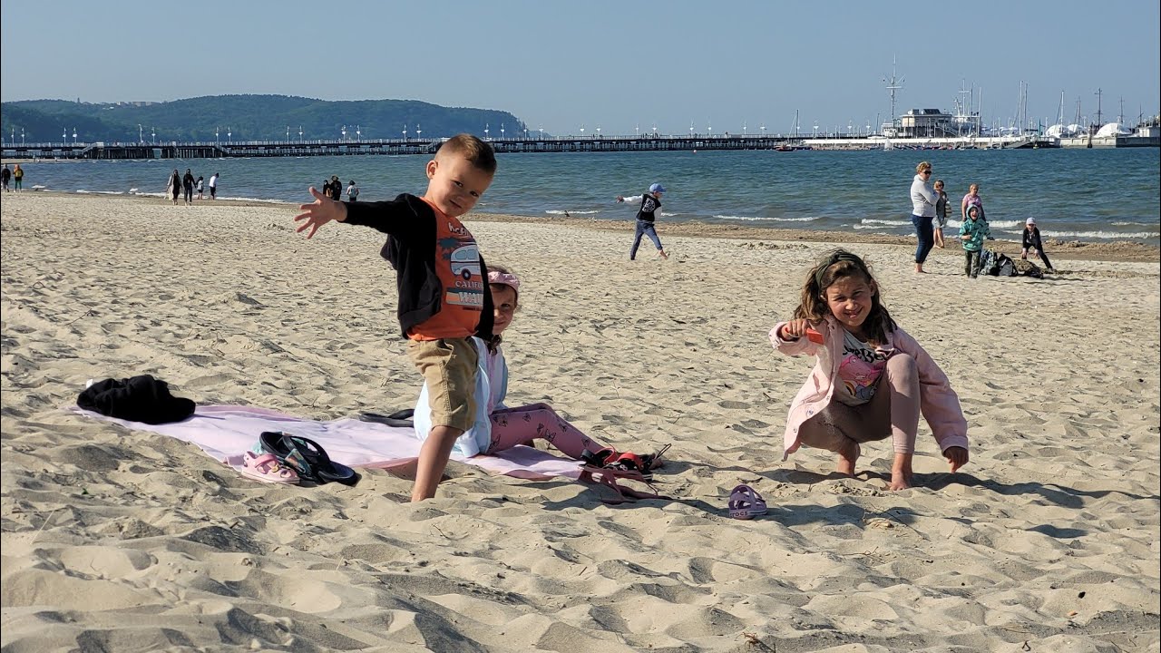 Vlog Sopot Idziemy Na Plażę I Dobrze Się Bawimy Plaża Youtube