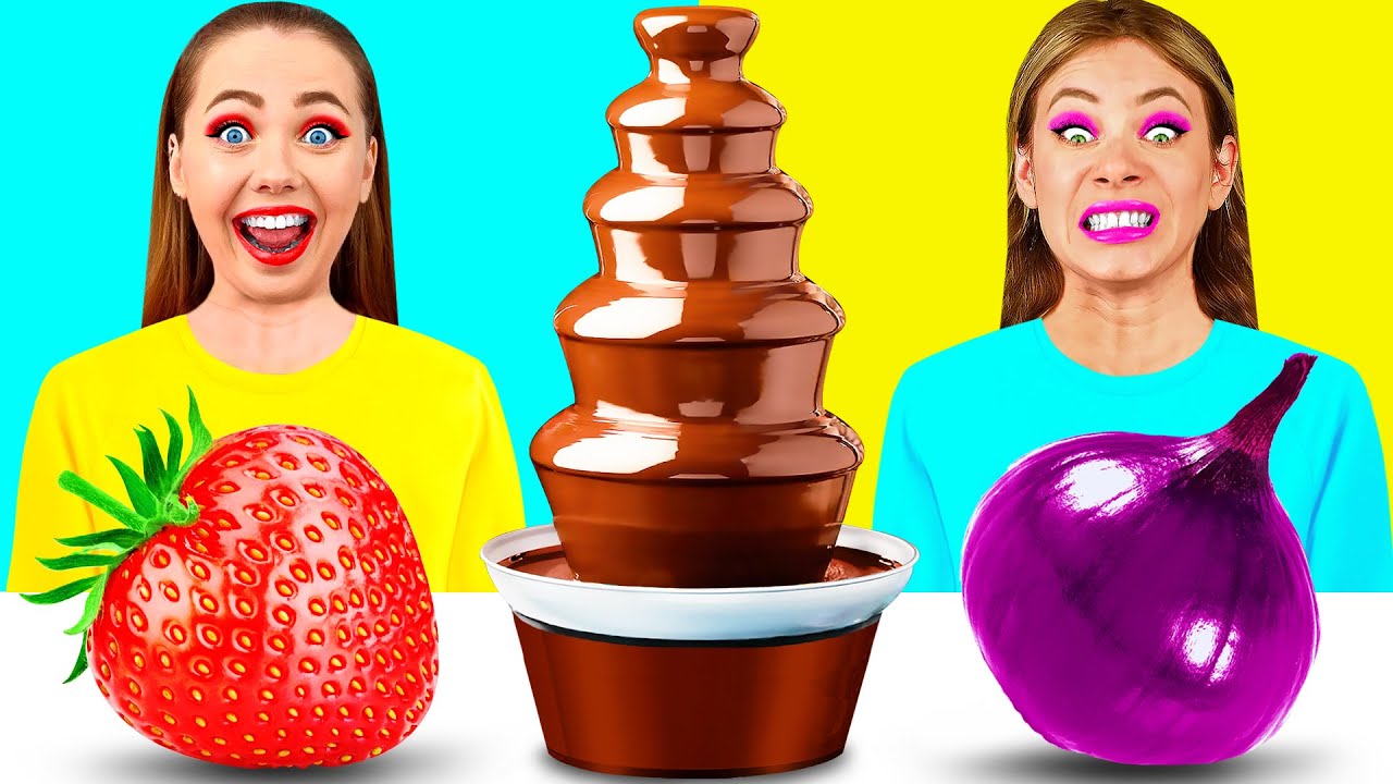 Desafío De Fuente De Chocolate por MeMeMe Challenge - YouTube