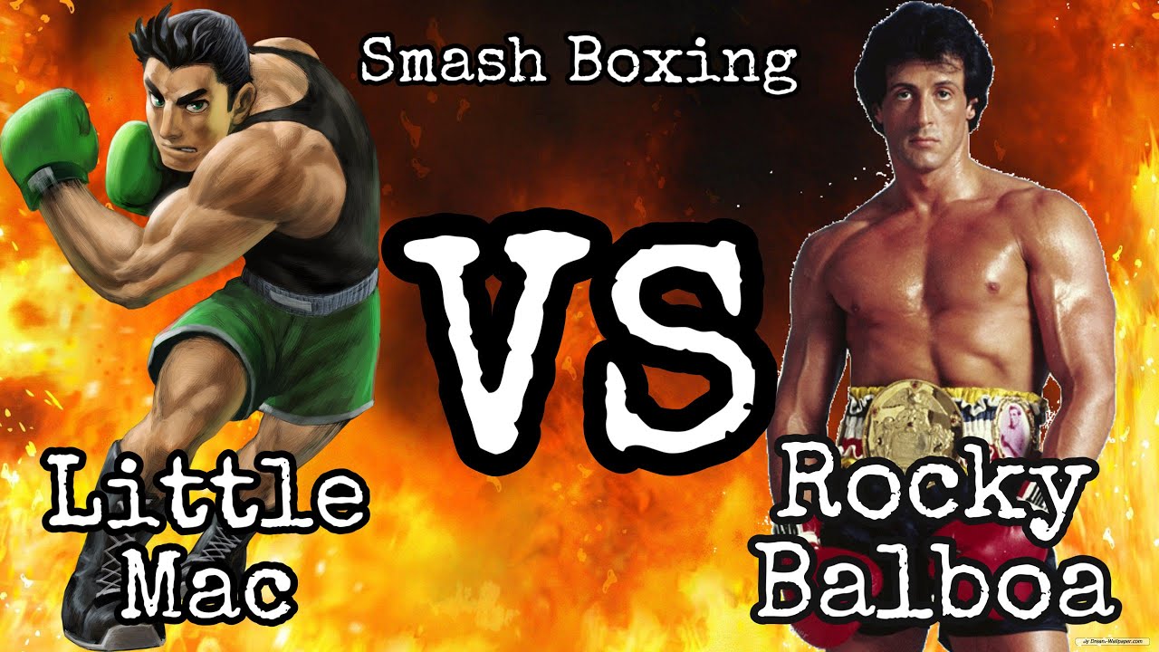 Little Mac VS Rocky Balboa (Smash Boxing) - YouTube
