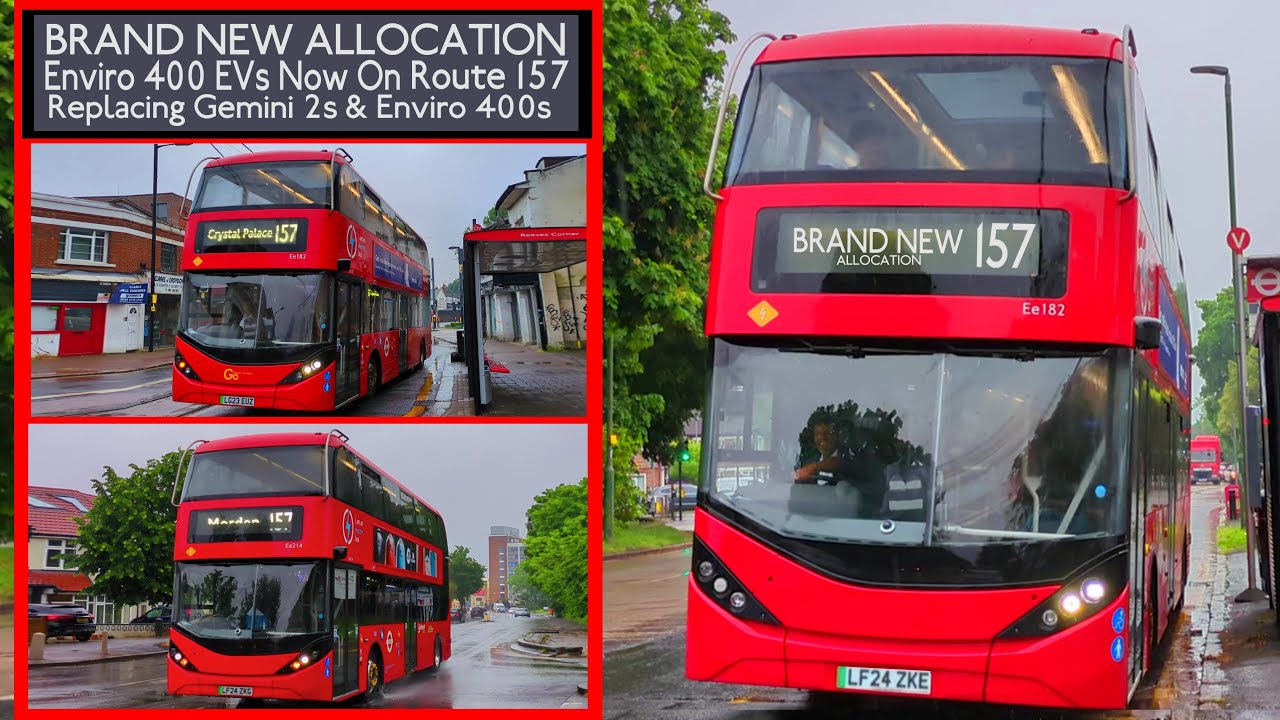 *BRAND NEW ALLOCATION* Route 157 Enviro 400 EV Observations (And *GOING ...