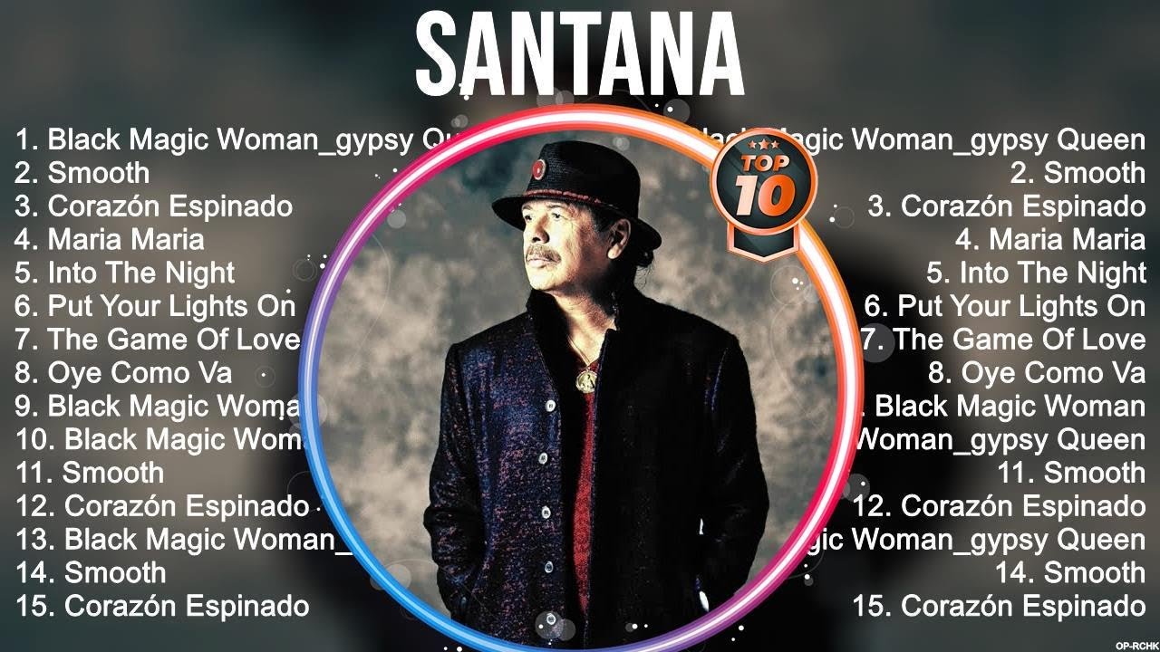 Santana Greatest Hits ~ Best Songs Music Hits Collection Top 10 Pop ...