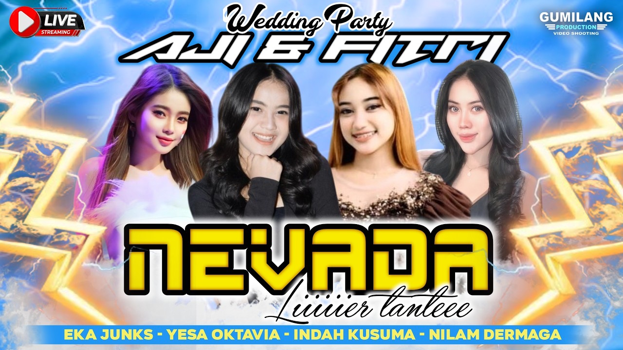 🔴LIVE NEVADA MUSIC - HAPPY WEDDING AJI & FITRI - KERANG KULON WONOSALAM ...