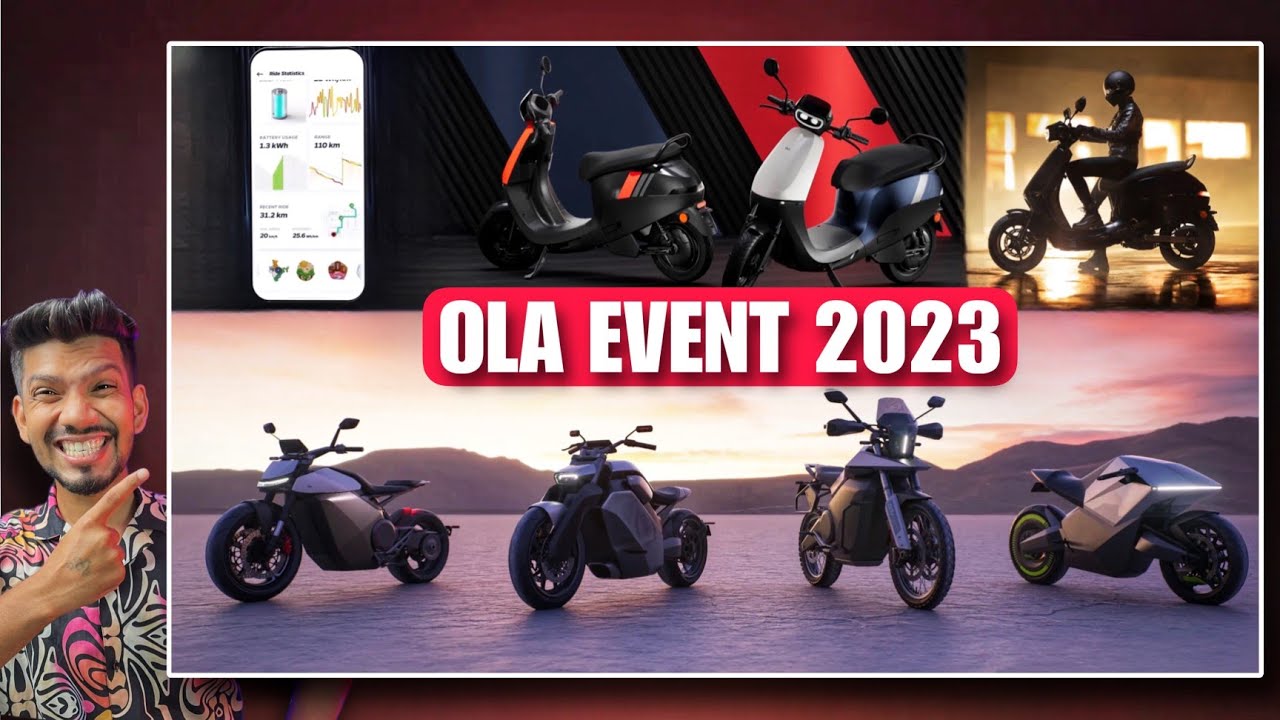 Ola Event 2023 | OLA S1X Ola motorcycle All highlights ⚡ - YouTube