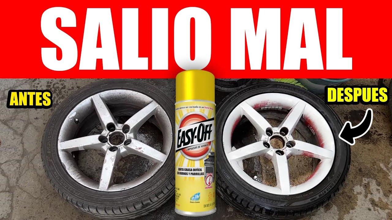 TRUCO PARA LIMPIAR RINES DE AUTO | Sale mal 😔 - YouTube