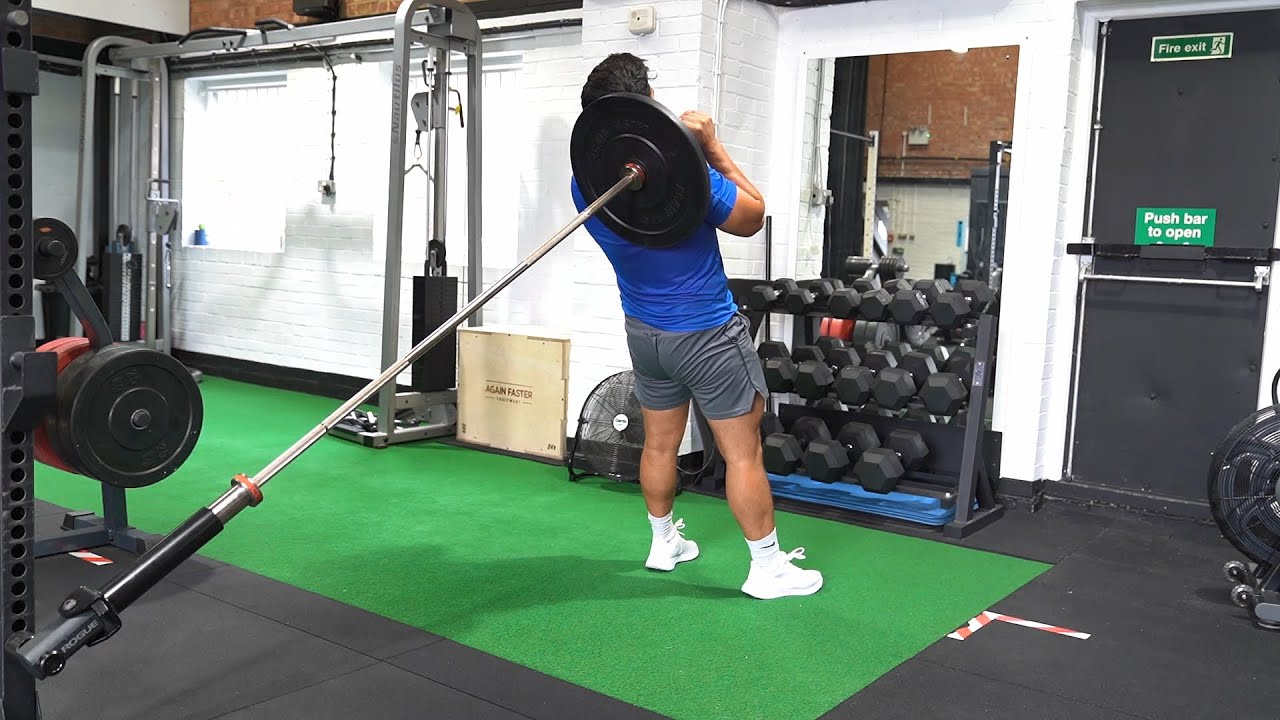 Landmine Back Squat | Landmine | Strength and Conditioning Exercises ...