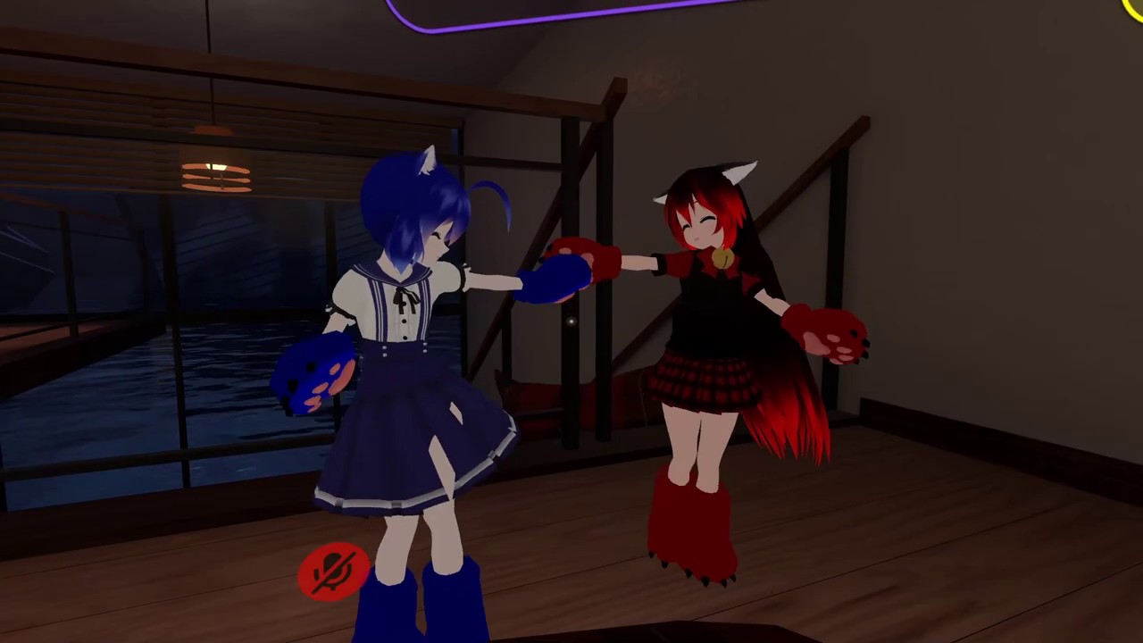Vrchat Asby and Arcoshi cute dance VRCHAT Funny Moments - YouTube