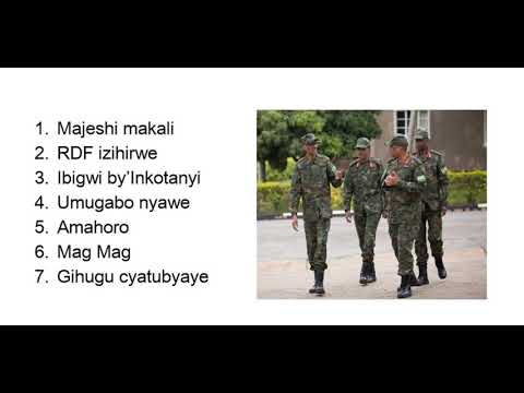 RDF songs (Rwanda Defense Force songs) - YouTube