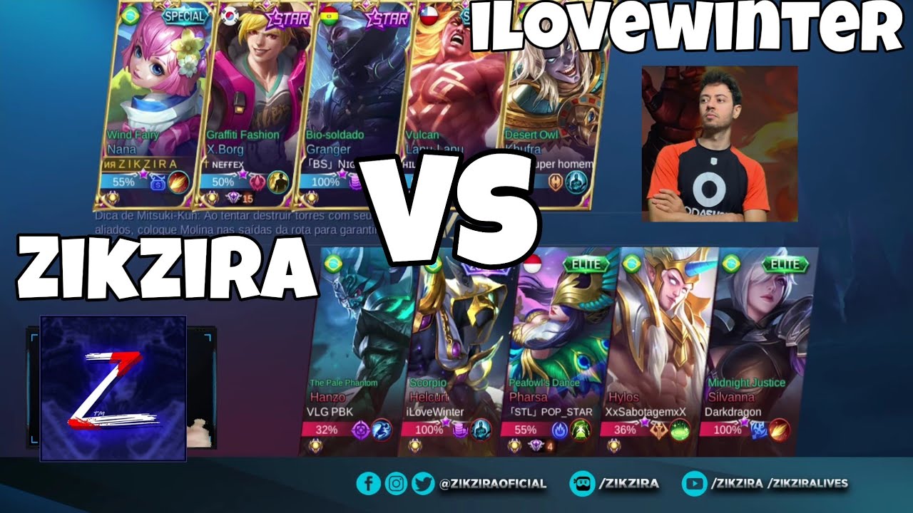 PARTIDA DIFÍCIL CONTRA O WINTER - MOBILE LEGENDS - YouTube