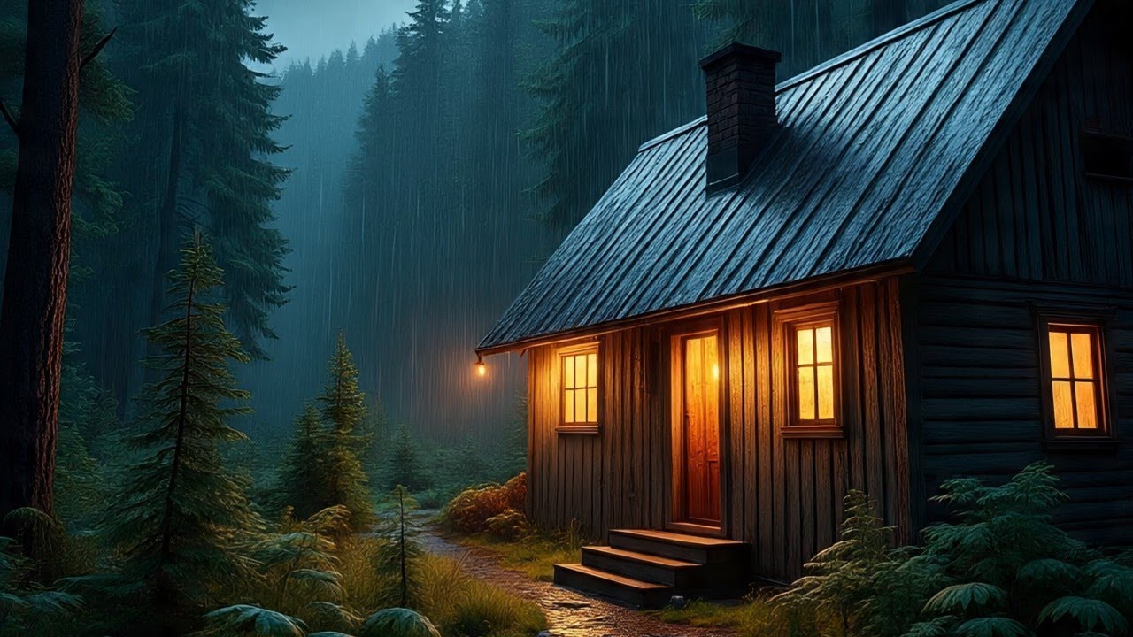 Rainy Night Walk in Peaceful Village of East Java Indonesia, Peaceful ...