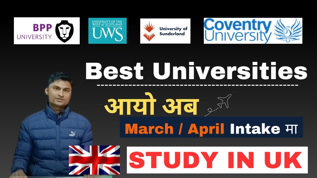 Best University For March-April Intake // Study in UK - YouTube