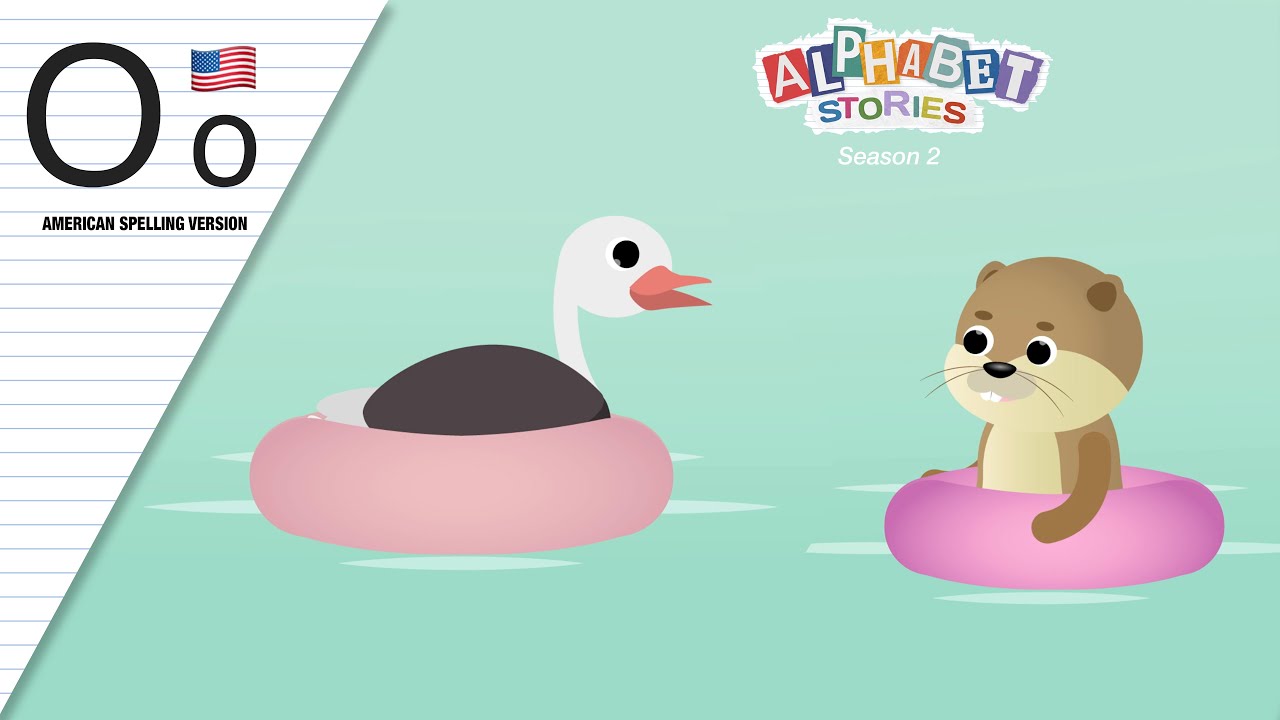 Letter O | 🇺🇸 Spelling Version | English Alphabet Stories | Preschool ...