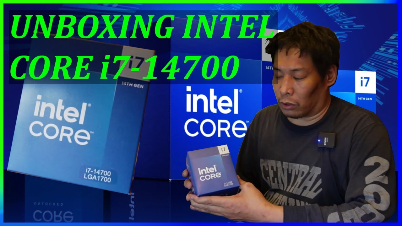 UNBOXING PROCESSORE INTEL CORE i7-14700 - YouTube