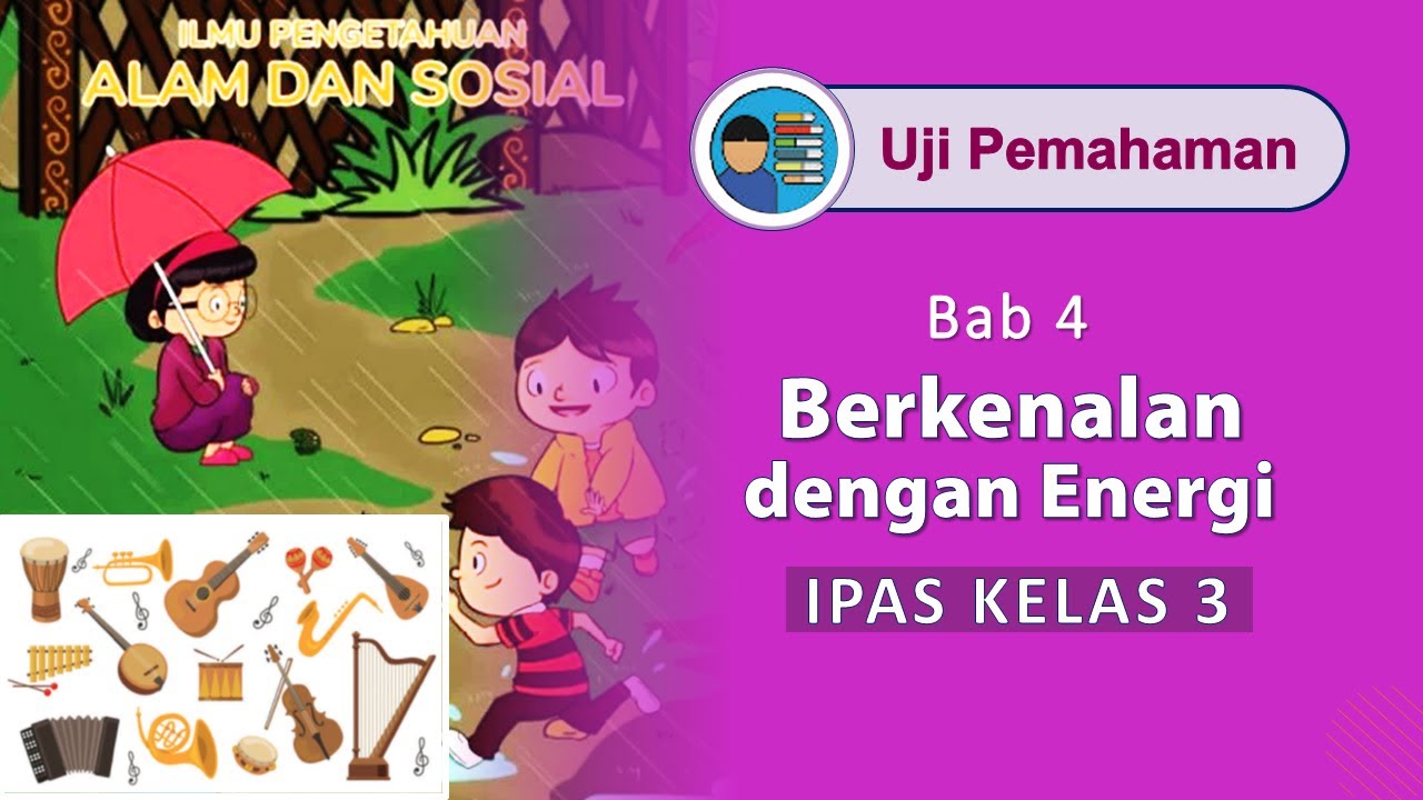 IPAS Kelas 3 SD Kurikulum Merdeka Bab 4 Berkenalan dengan Energi Uji Pemahaman Halaman 116 - YouTube