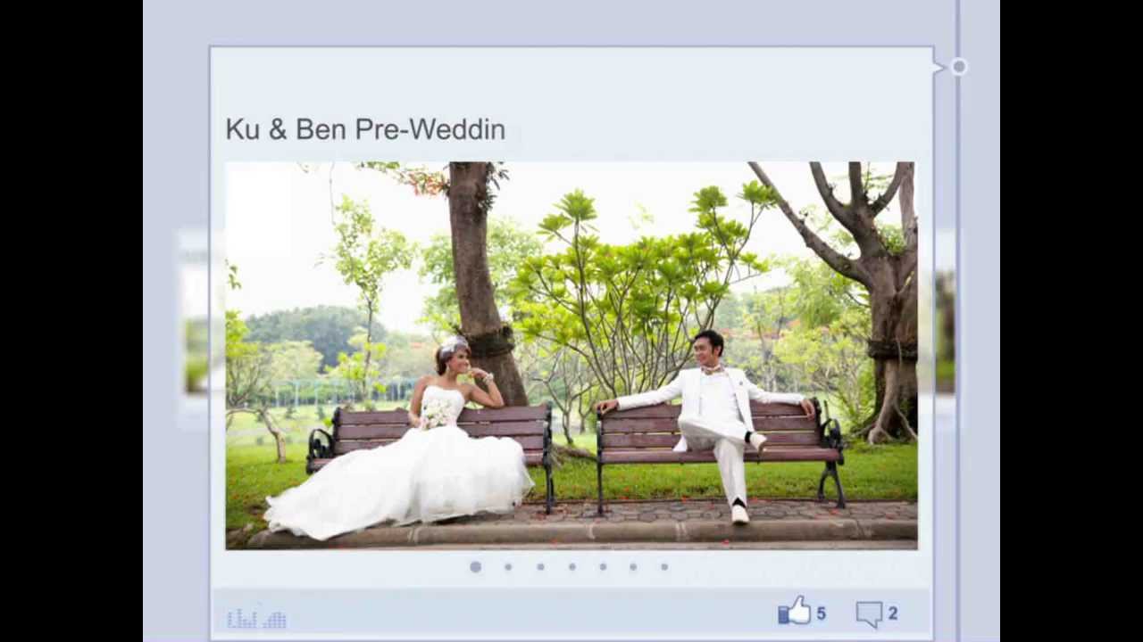 Wedding Presentation Ben & Ku Timeline Story - YouTube