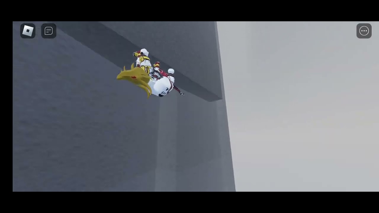 Kratos falling meme but roblox - YouTube