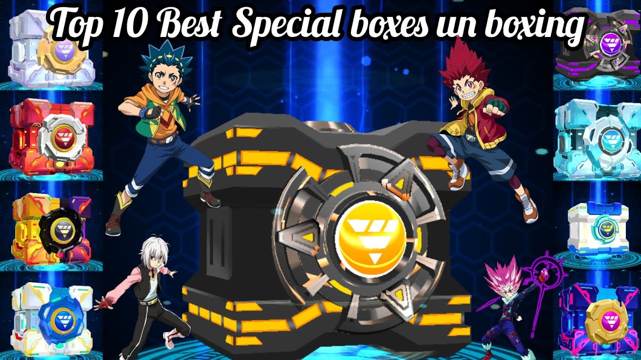 Top 10 Best Special Boxes Unboxing!! Beyblade Burst Rivals Game!! Epic ...