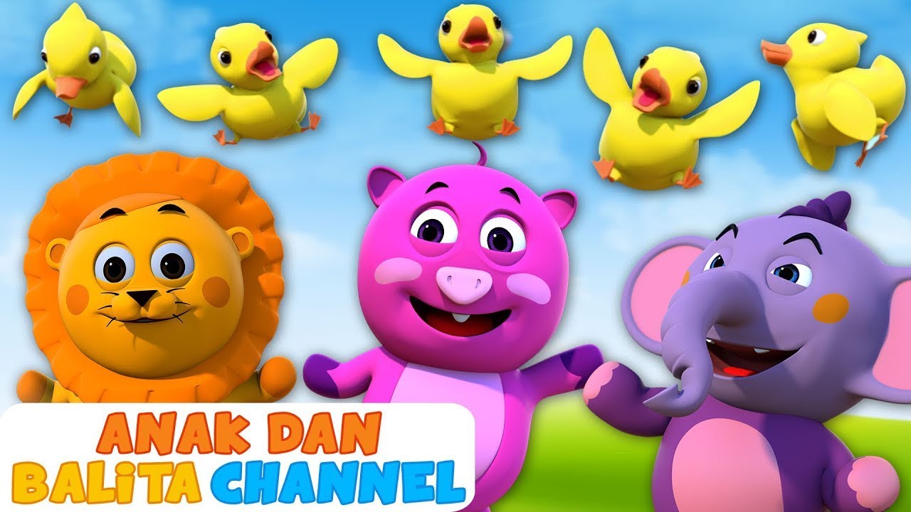 Lagu Bayi Bebek | Lima Bebek Kecil | Lagu Anak Anak | ABC Bahasa ...