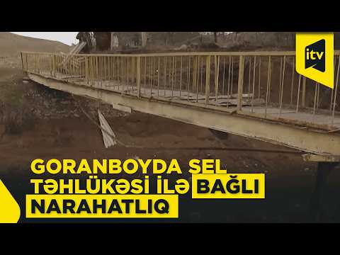 Goranboy sakinləri mümkün seldən ehtiyat edir