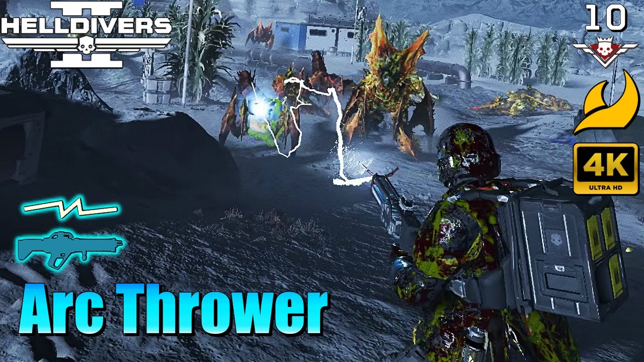Helldivers 2 | Arc Thrower against Predators (No commentary) - YouTube