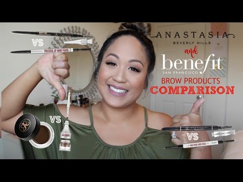 New Benefit VS Anastasia Beverly Hills Brow Products Comparison | Joyce ...