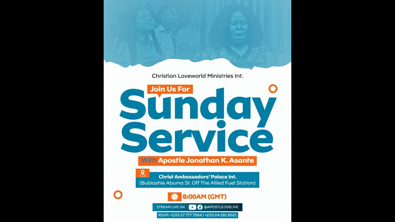 SUNDAY SERVICE WITH APOSTLE JONATHAN K. ASANTE...31/08/2025 - YouTube