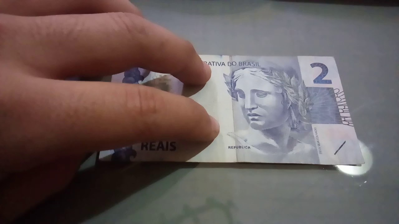 Nota de 2 Reais DZ da 2° Família do Real. Vale mais de 2500% 💰💰💰do ...