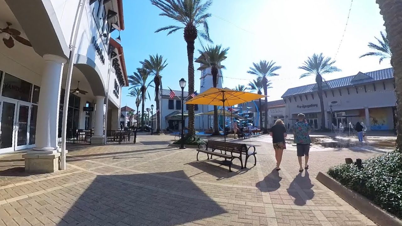 Walking In Destin Commons Mall. - YouTube