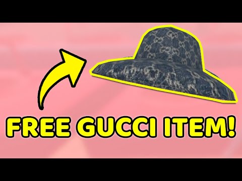 HOW TO GET FREE ROBLOX GUCCI ITEM! (Roblox Gucci Garden Event)