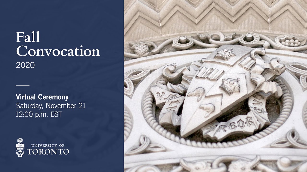 Fall Convocation #UofTGrad20 - YouTube