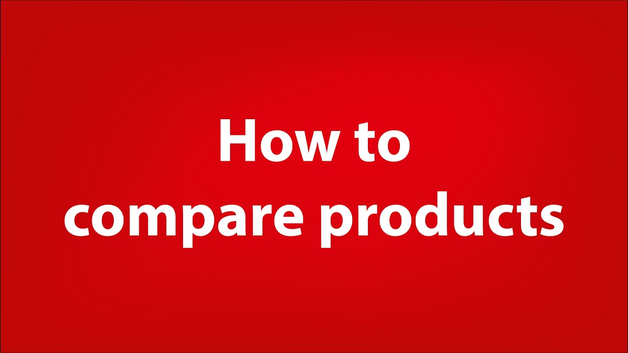 How to compare products on Danfoss Product Store - YouTube