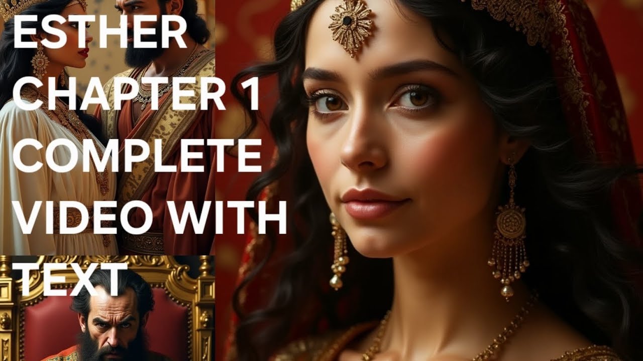 Esther Chapter 1. Complete video with text - YouTube
