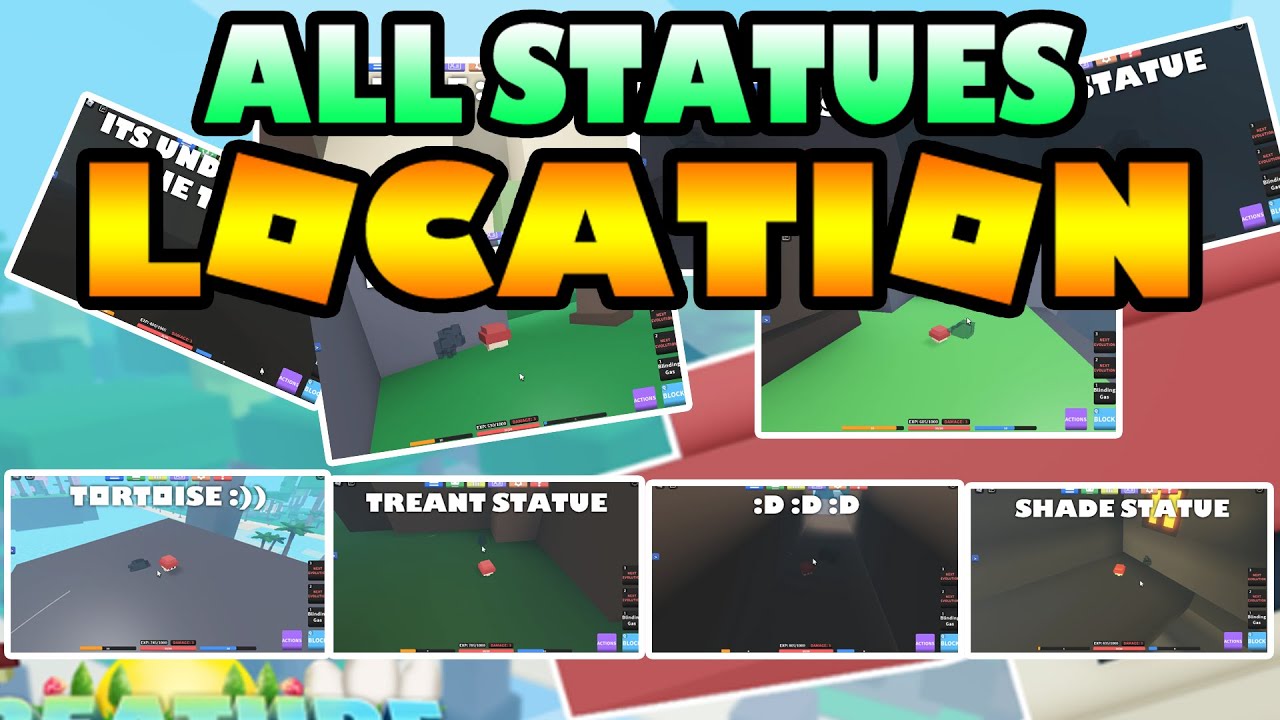 All Creature Statues Location - Creature Chaos [Roblox] - YouTube