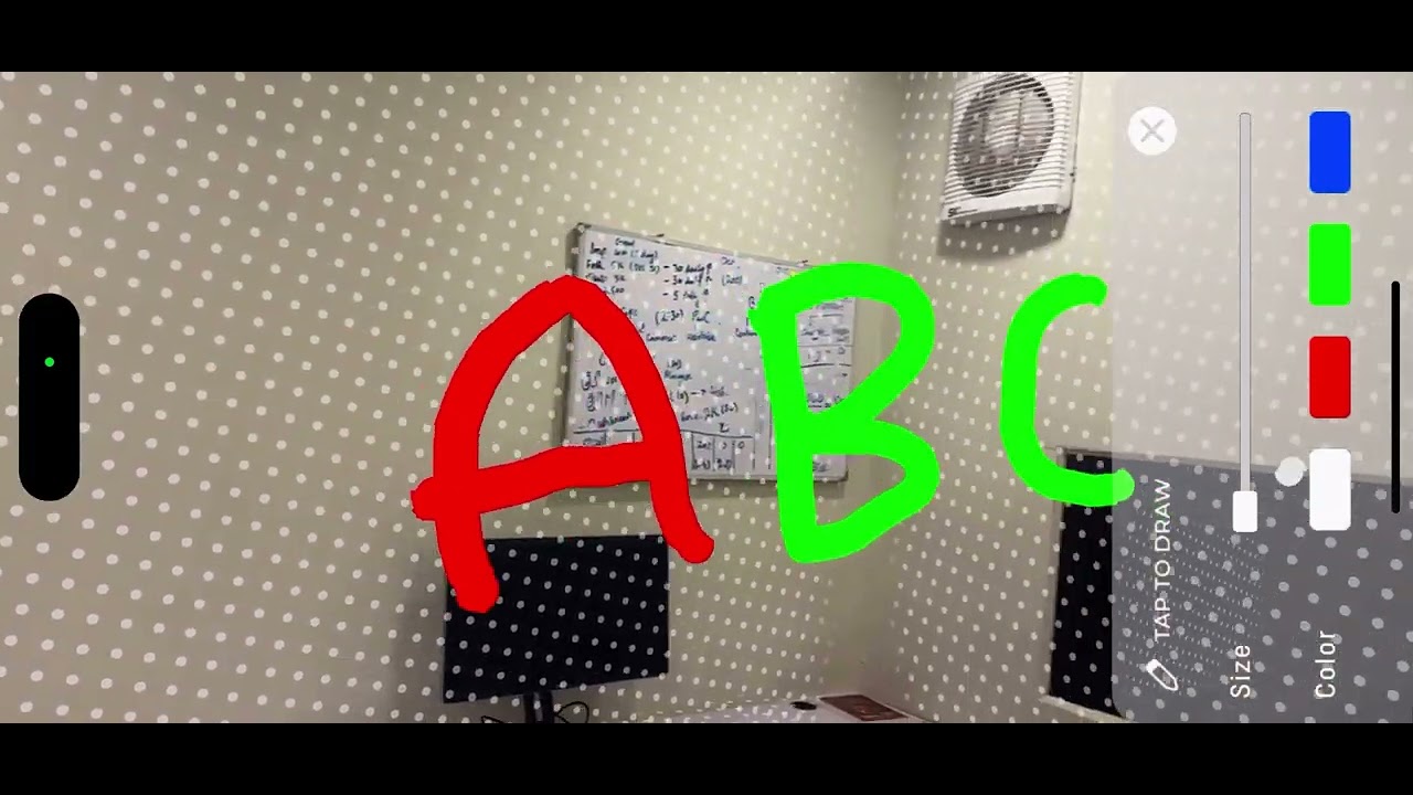 Augmented Reality Draw and object placement - YouTube