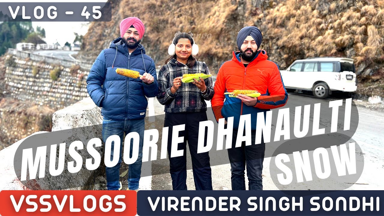 Best time to visit for Snowfall 🥶 ️ in Mussoorie dhanaulti 21 January ...