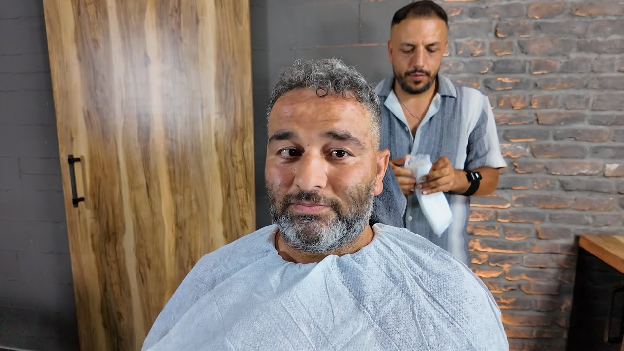 BEARD SHAVE WITH TRADITIONAL TURKISH BARBER - YouTube