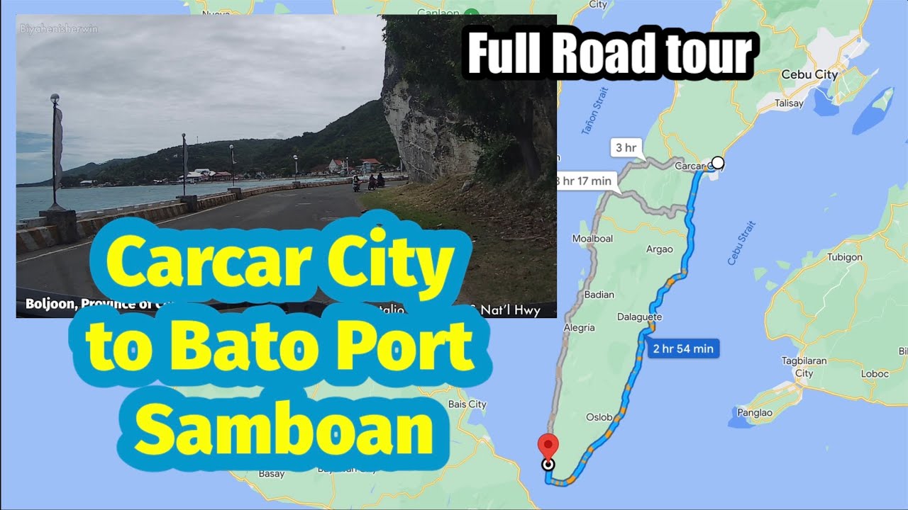 Carcar City to Santander Samboan Bato Port - YouTube