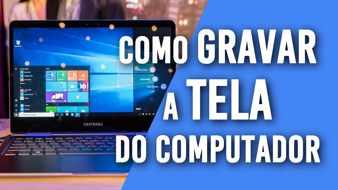 COMO GRAVAR A TELA DO PC SUPER FÁCIL E RÁPIDO - YouTube