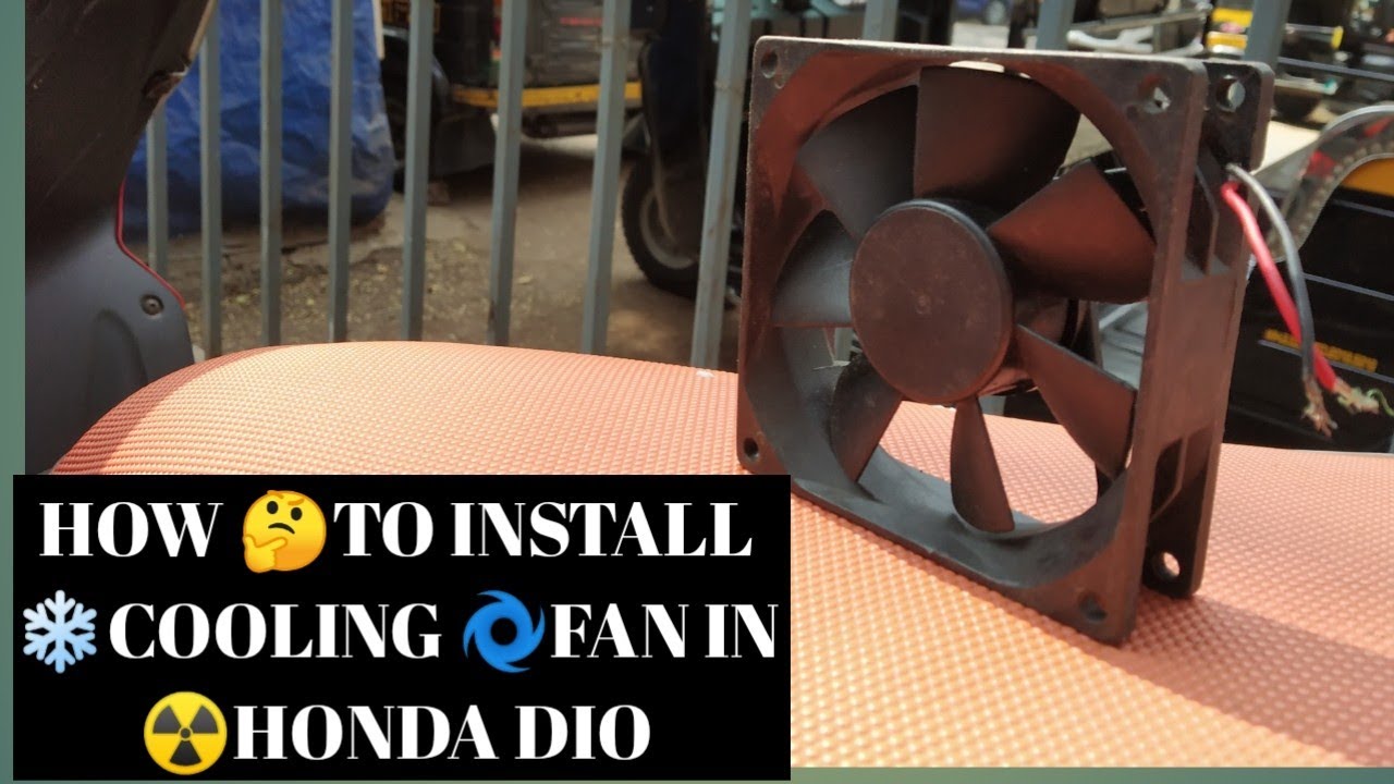 How To Install Cooling Fan In Any Scooter//2018 - YouTube