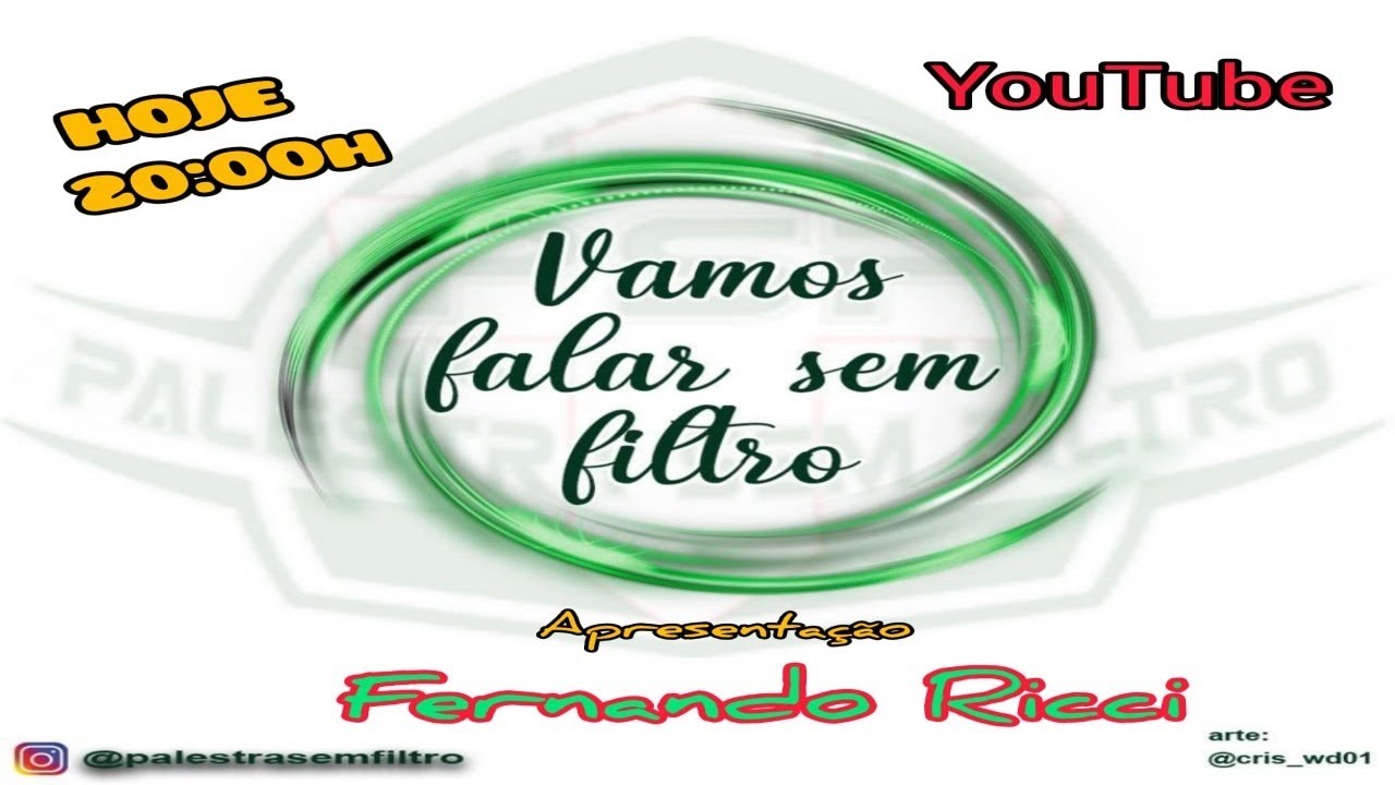 #13 - Vamos falar sem filtro - Palestra sem Filtro - Apresentação ...