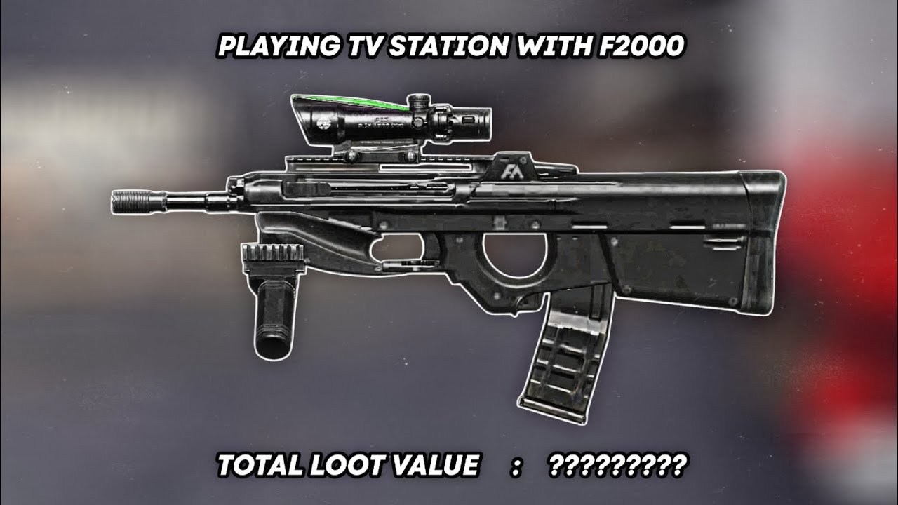 PLAYING TV STATION WITH F2000 | ARENA BREAKOUT - YouTube