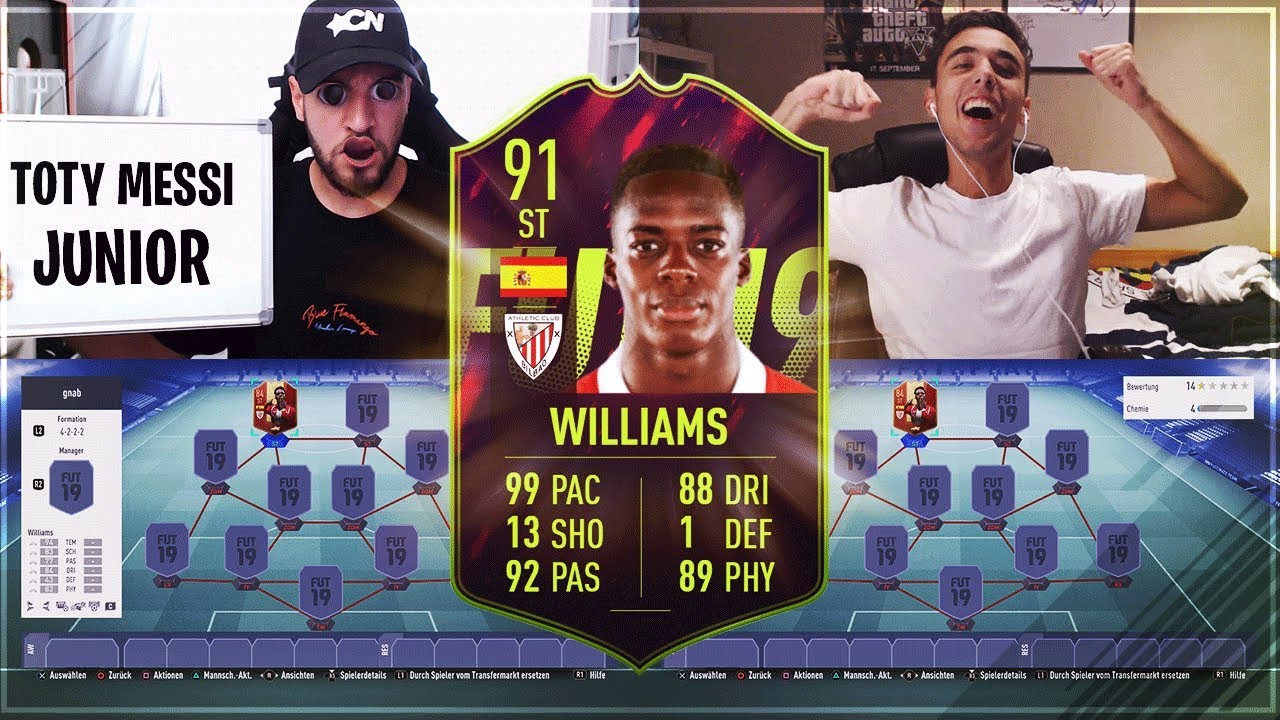 FIFA 19 WILLIAMS SQUAD BUILDER BATTLE !! 😱🔥 - YouTube