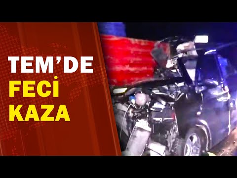 Bolu'da Minibüs, Tıra Çarptı: 2 Ölü 3 Yaralı | A Haber
