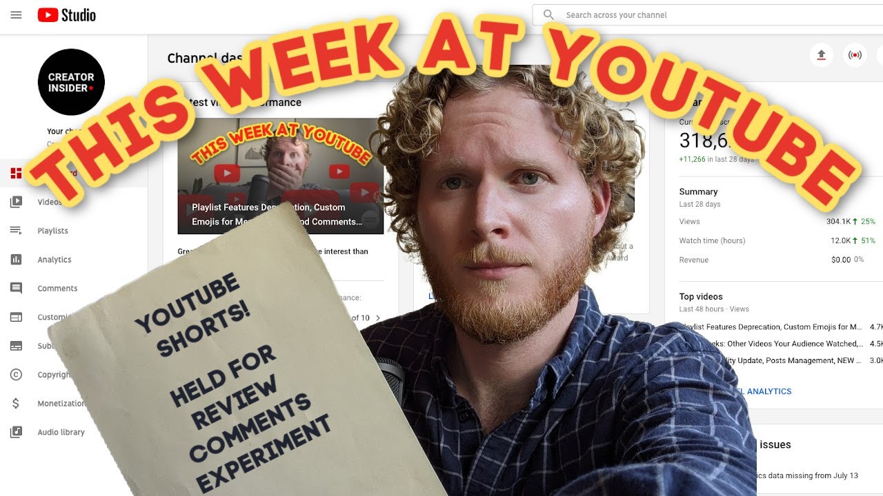 YOUTUBE SHORTS, Held for Review Comments Experiment, and MORE! - YouTube