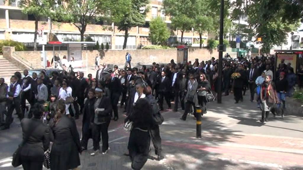 Cherry Groce's Funeral procession .mpg - YouTube