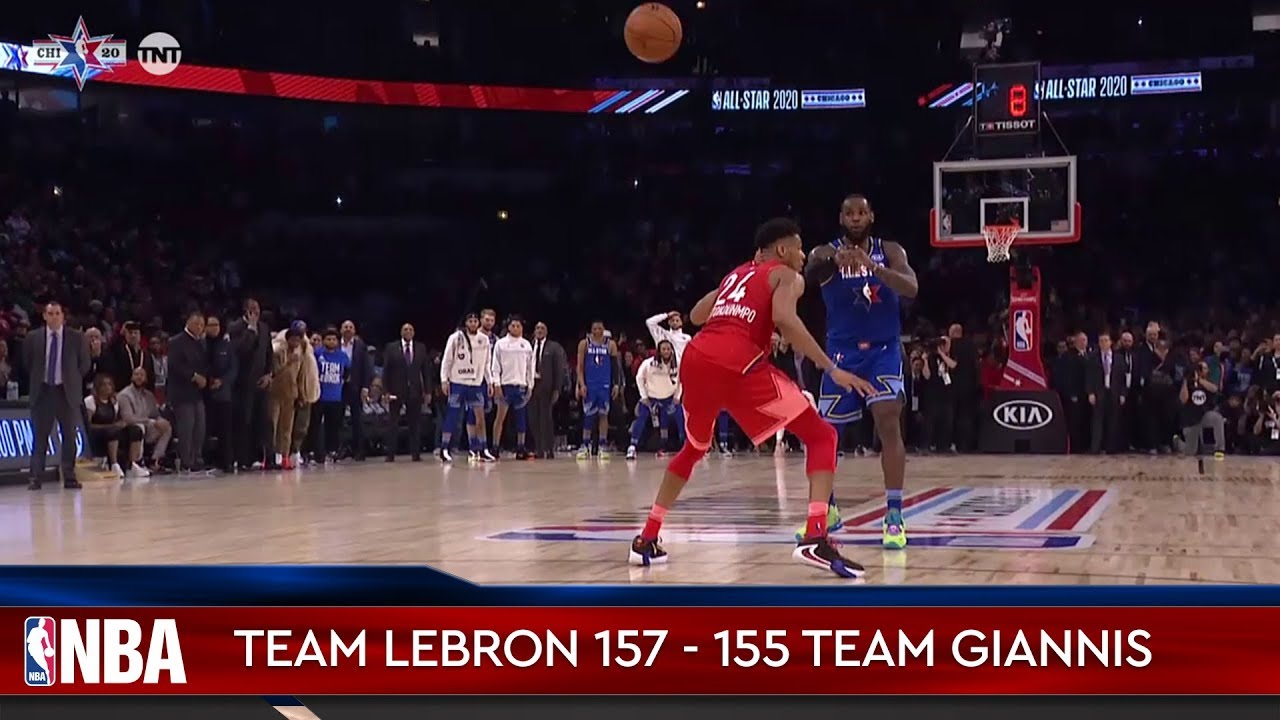 2020 NBA All-Star Maçı'nın Özeti | Team LeBron 157 - 155 Team Giannis ...