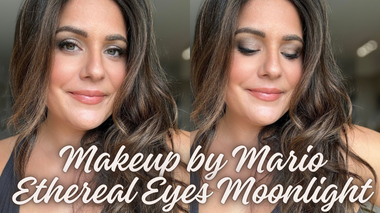 MAKEUP BY MARIO ETHEREAL EYES MOONLIGHT EYESHADOW PALETTE! LOOK #1 ...