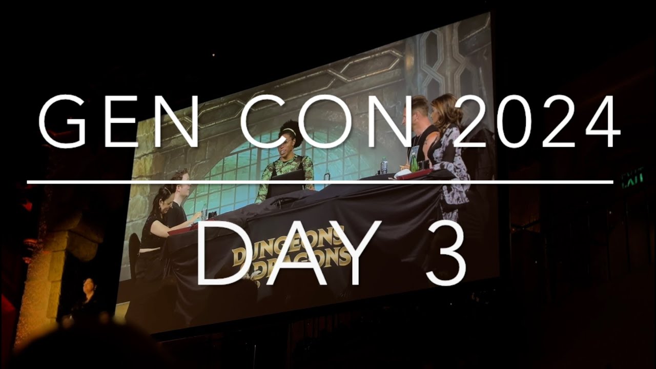 Gen Con 2024 | Day 3 - YouTube