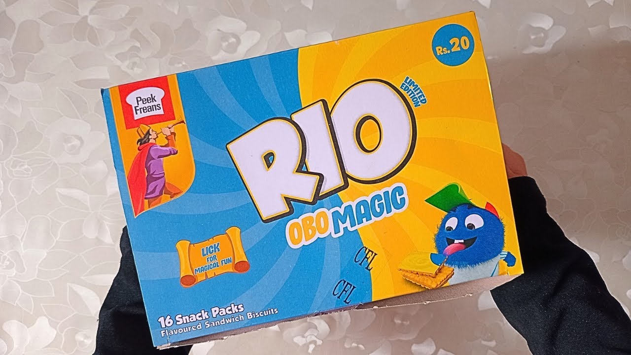 Peek Freans Rio Obo Magic, Magical Cream ki Double Treat biscuits asmr ...