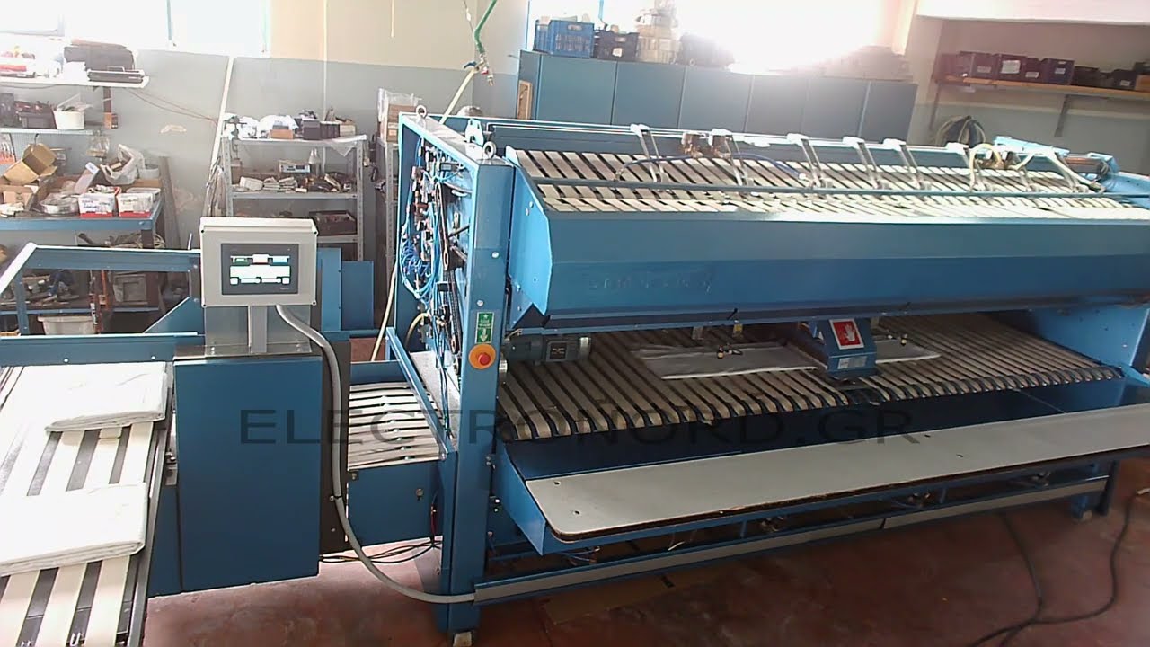 JENSEN FOLDING MACHINE | ELECTRONORD.GR - YouTube