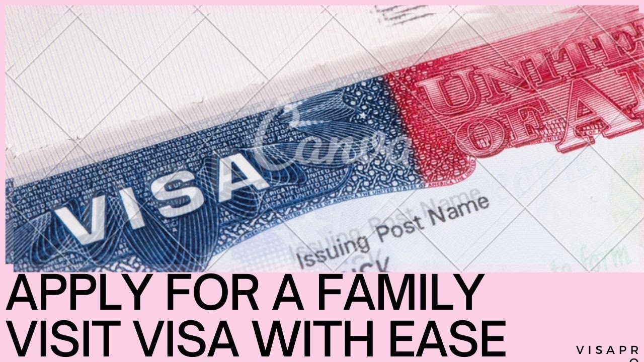 how to appaly family visit visa - YouTube